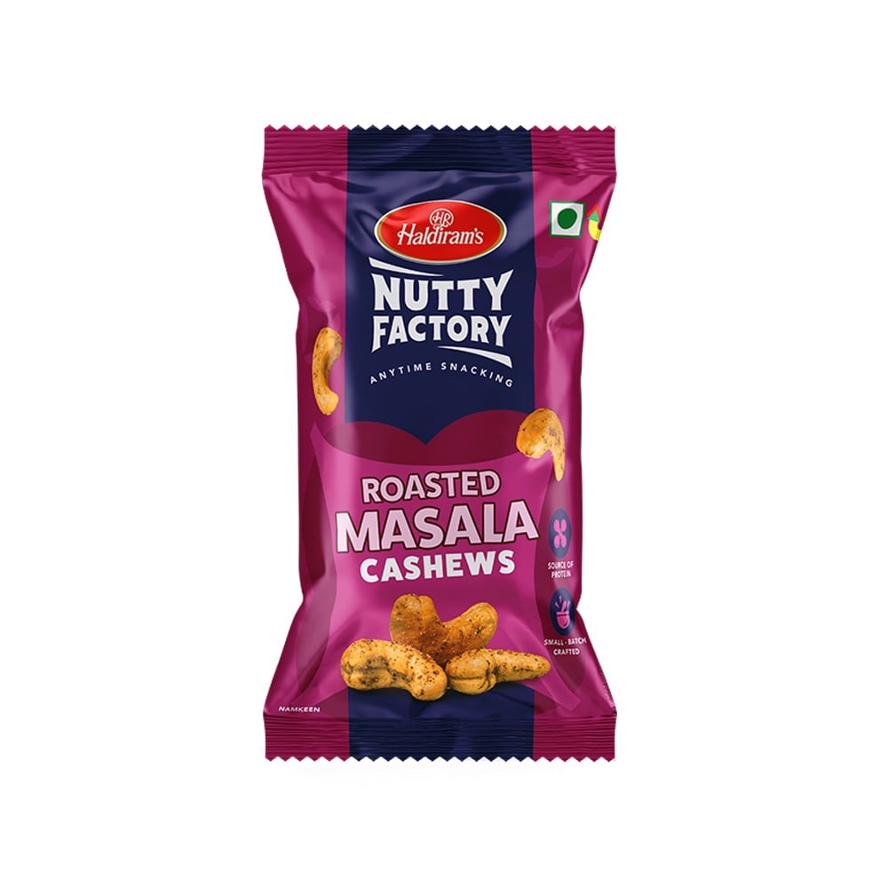 Haldiram's Nutty Factory Masala Roasted Flavoured Cashew Price - Buy ...