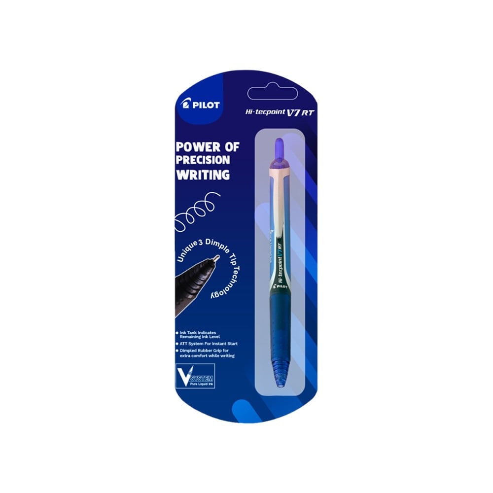 Pilot Hi-Techpoint V7 RT Roller Ball Pen (Blue) Price - Buy Online at ...