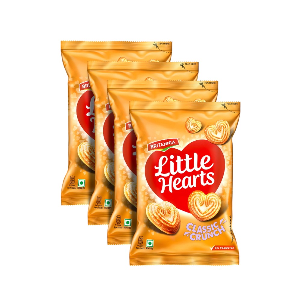 Britannia Little Hearts Classic Crunch Biscuit Price - Buy Online at ...