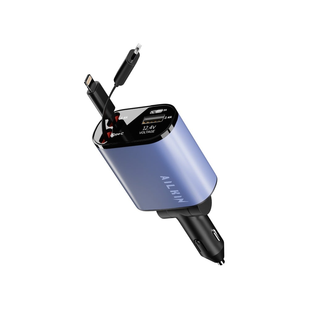 Ailkin 4 in 1 Super Fast Car Charger (120 W) Price - Buy Online at Best ...