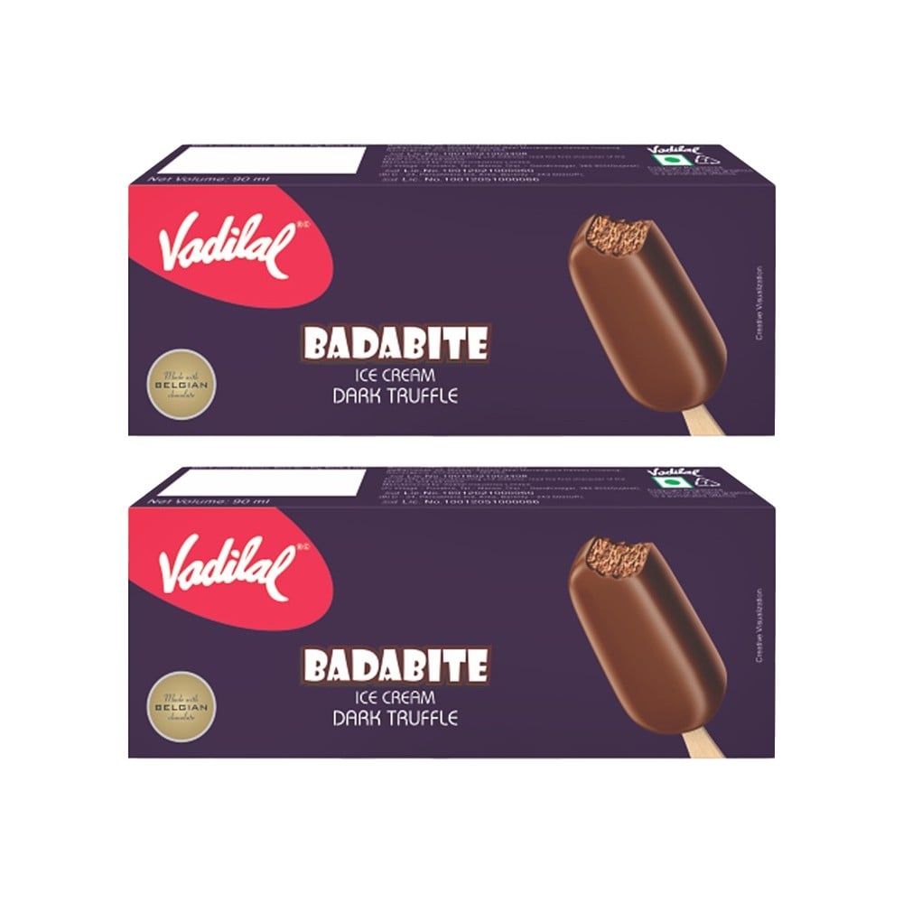 Vadilal Badabite Ice Cream Stick (Dark Truffle) - Pack of 2 Price - Buy ...