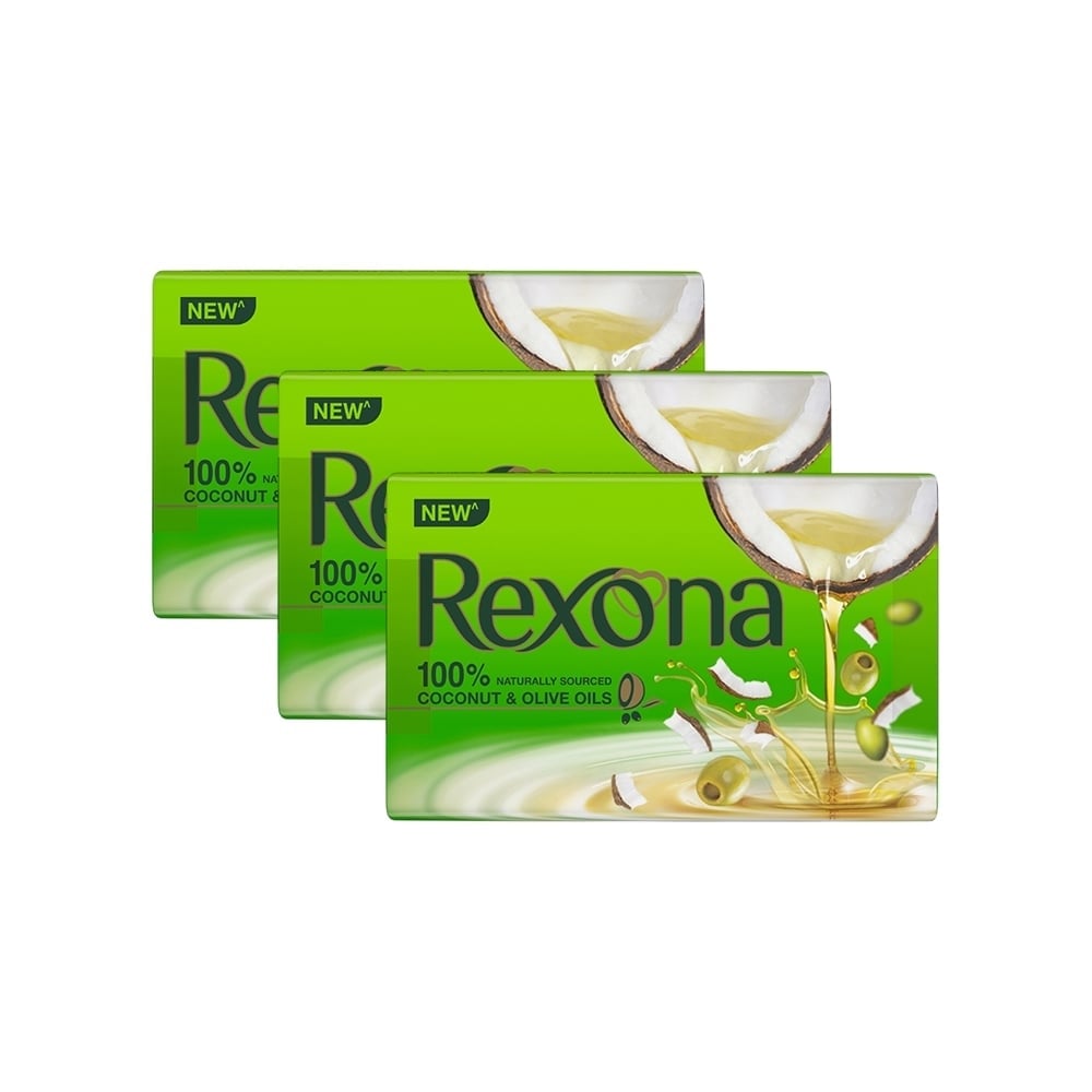 Rexona Coconut & Olive Oil Soap Price - Buy Online at ₹143 in India