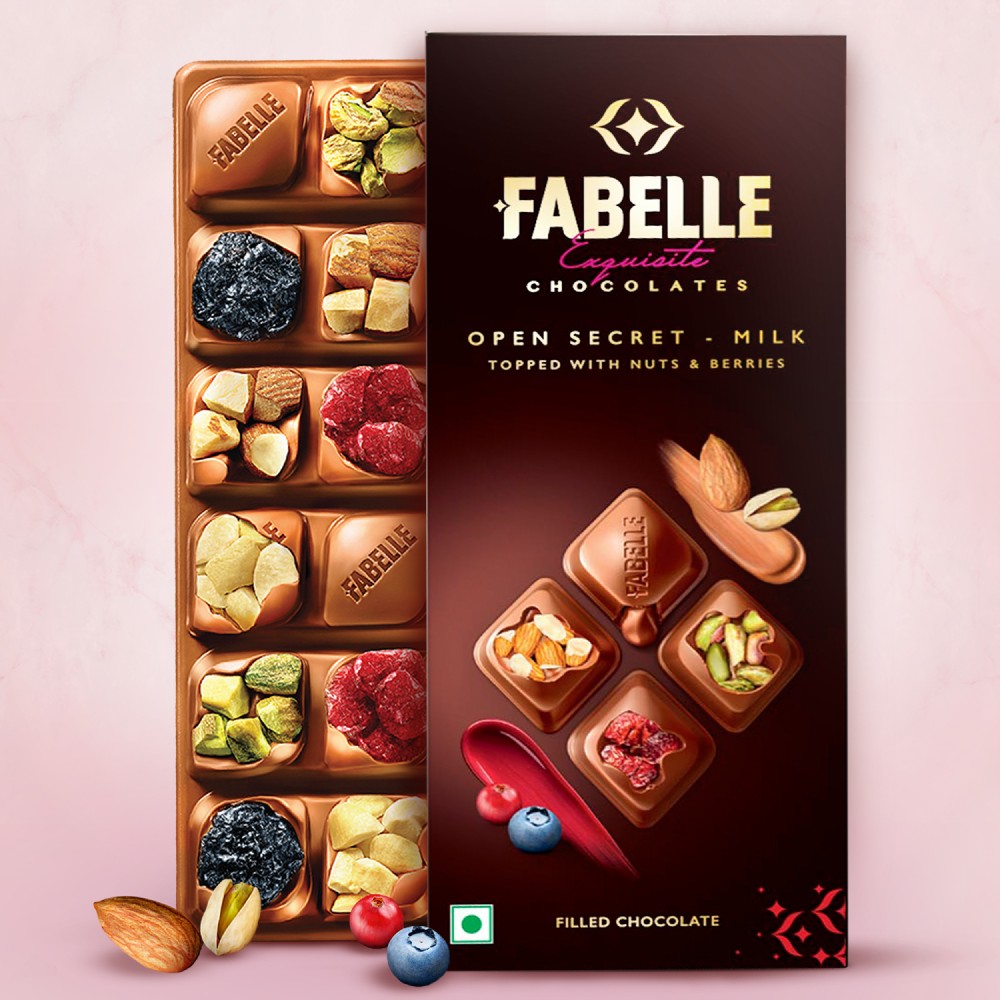 Fabelle Open Secret Milk Chocolate Bar Price - Buy Online at ₹499 in India