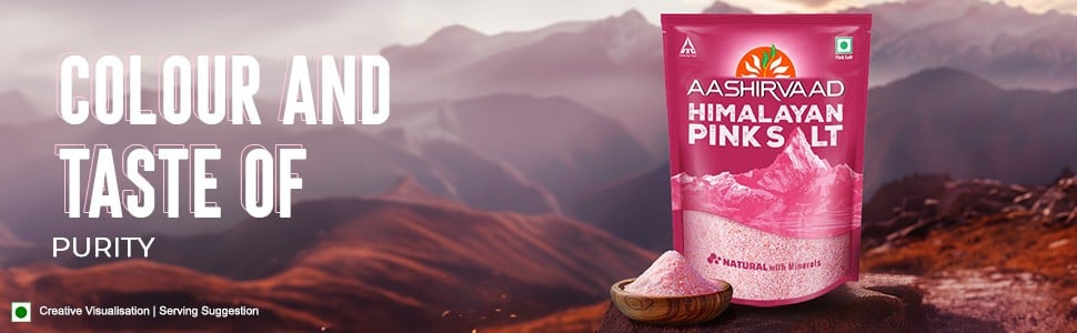 Aashirvaad Himalayan Pink Salt /Sendha Namak Price - Buy Online at ₹97 ...