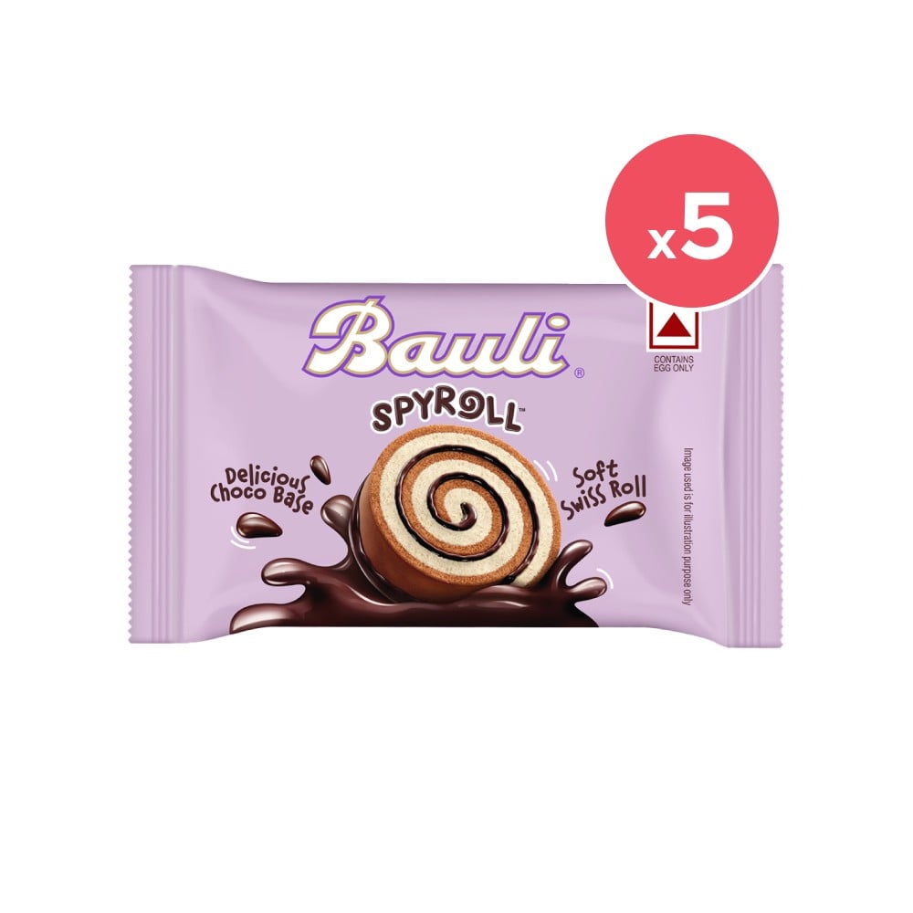 Bauli Spyroll Soft Swiss Roll - Pack of 5 Price - Buy Online at ₹56 in ...