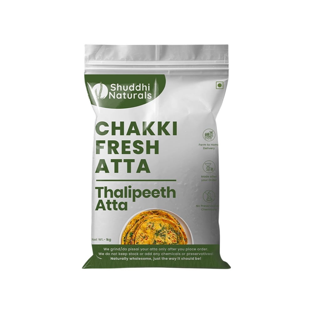 Shuddhi Naturals Chakki Fresh Thalipeeth Multigrain Atta Price - Buy ...