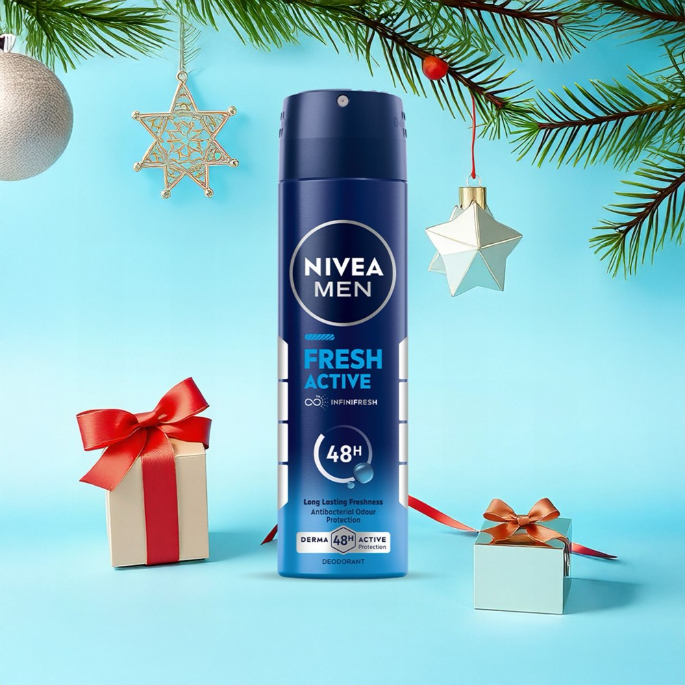 Nivea Men Fresh Active Original Men's Deodorant Price - Buy Online at ...