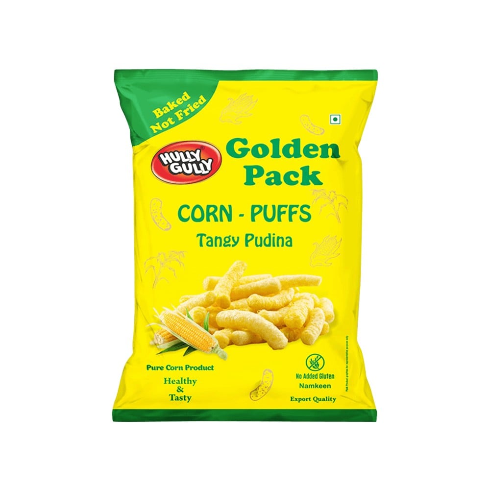 Hully Gully Tangy Pudina Corn Puffs Price - Buy Online at ₹70 in India