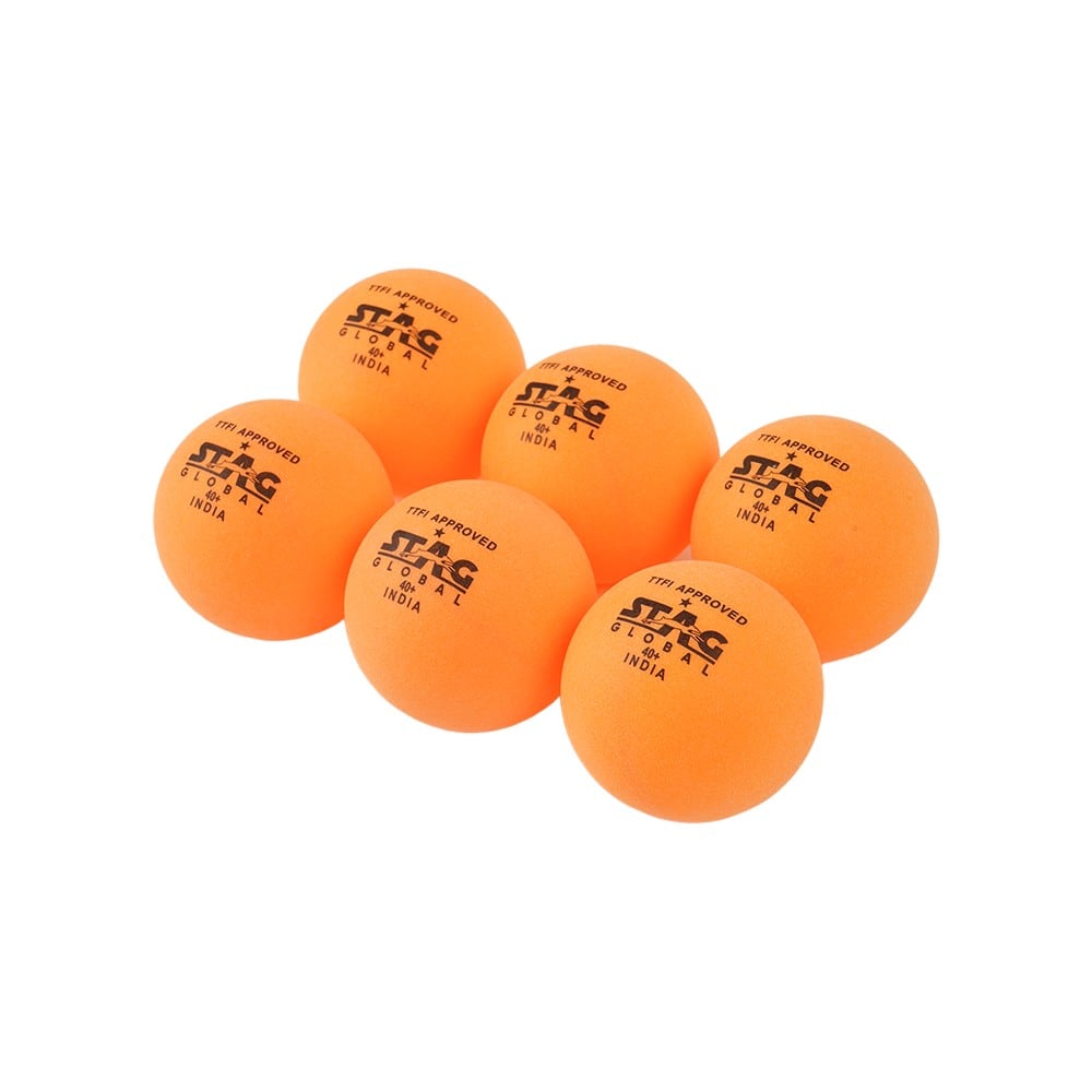 Stag Star Plastic Table Tennis Ball (Orange) Price - Buy Online at Best ...