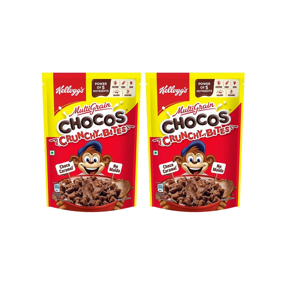 Kellogg's Multigrain Chocos Crunchy Bites Kids Cereal - Pack of 2 Price ...