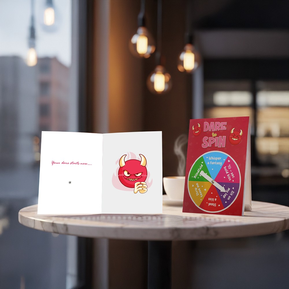 Mad Over Print Dare to Spin Greeting Card Price - Buy Online at Best ...