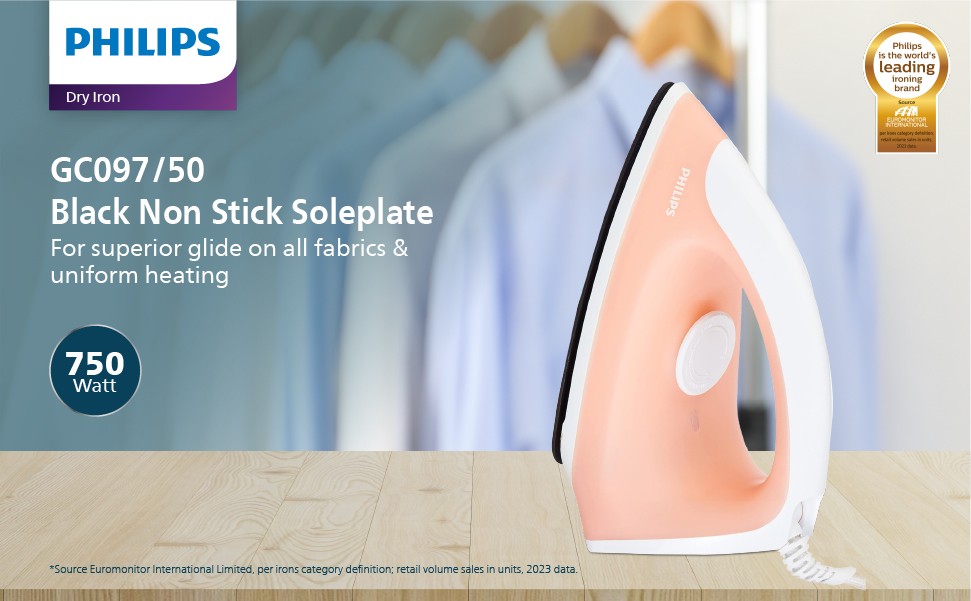 Philips Home Classic Dry Iron (750 W, Peach) Price - Buy Online at ₹699 ...