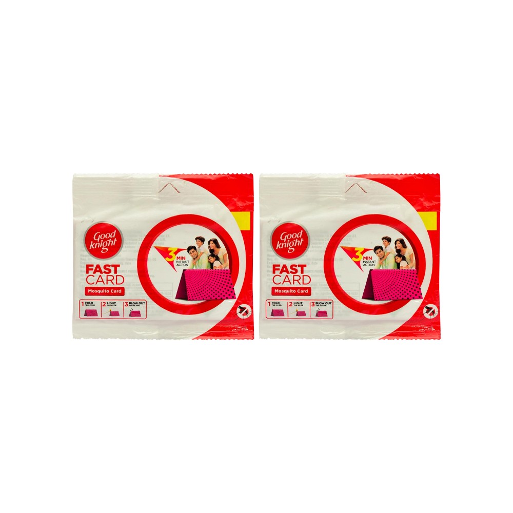 Good Knight Mosquito Fast Card - Pack of 2 Price - Buy Online at ₹19 in ...