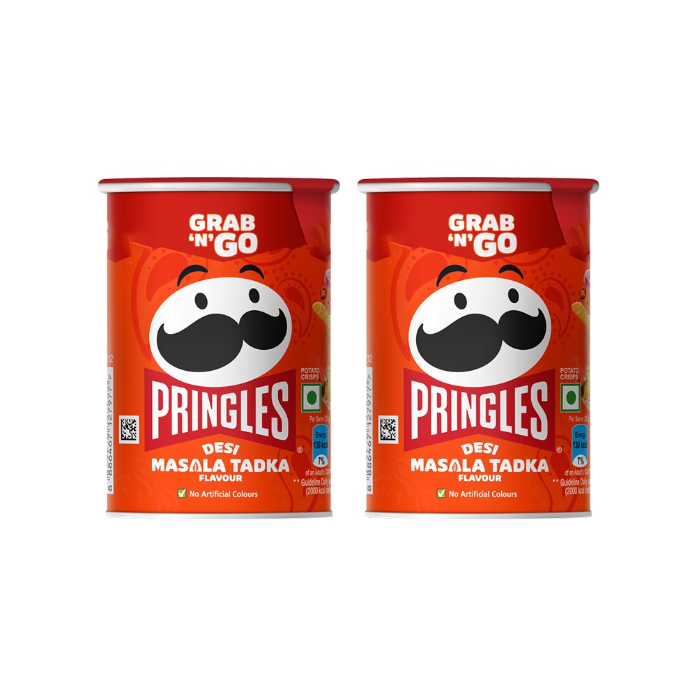 Pringles Grab 'N' Go Desi Masala Tadka Potato Chips - Pack of 2 Price ...