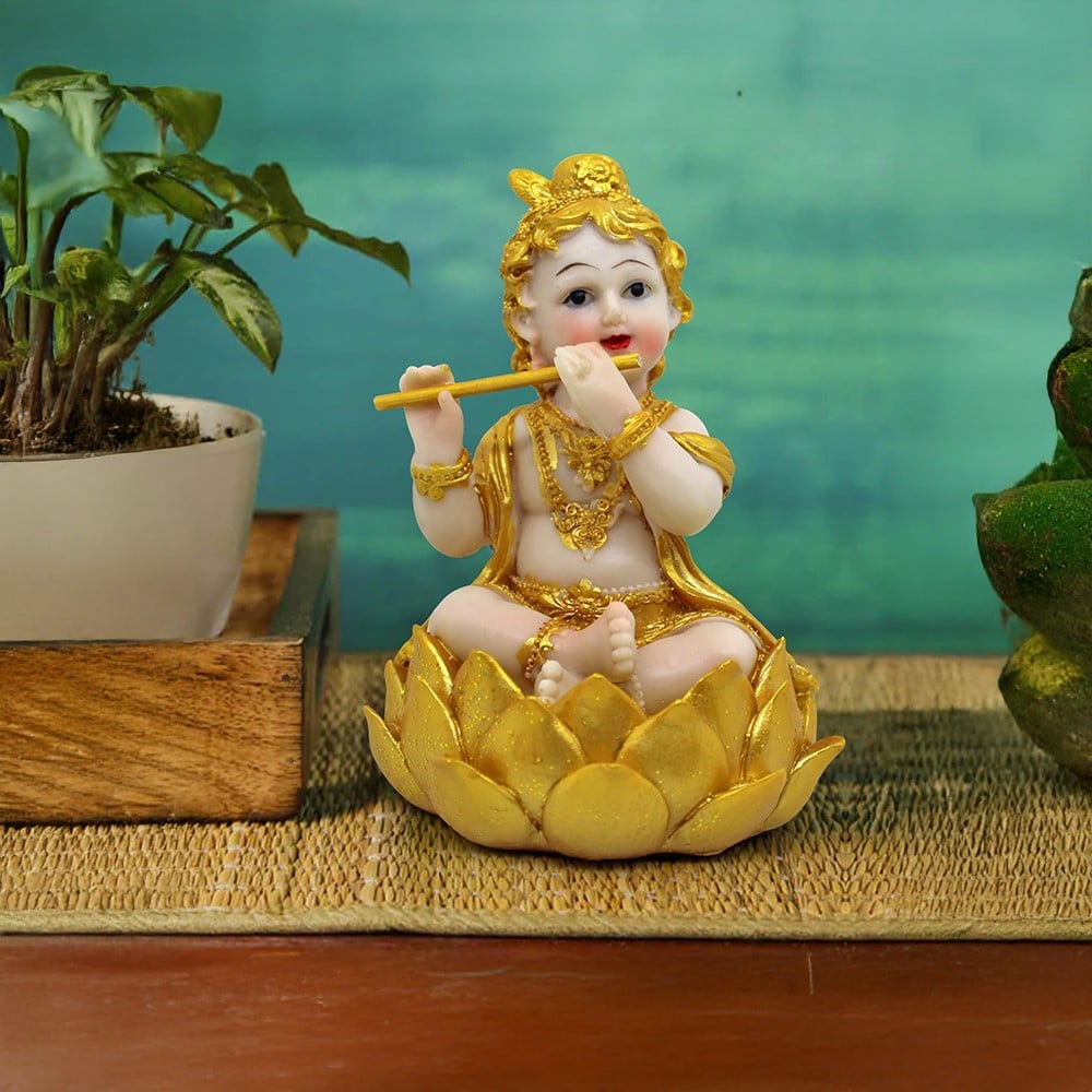 Decorative Krishna God Idol by Tied Ribbons Price - Buy Online at Best ...