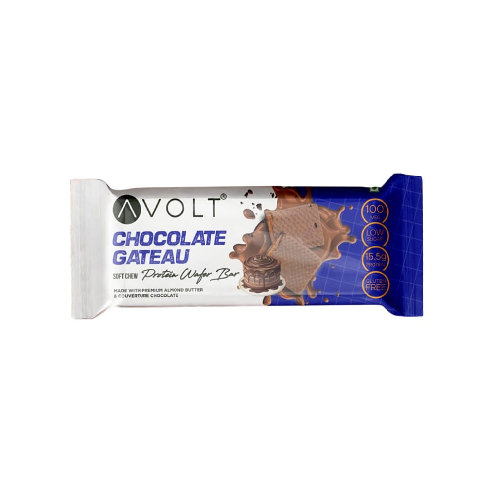 Avolt Chocolate Gateau 15.5g Protein Wafer Bar Price - Buy Online at ...