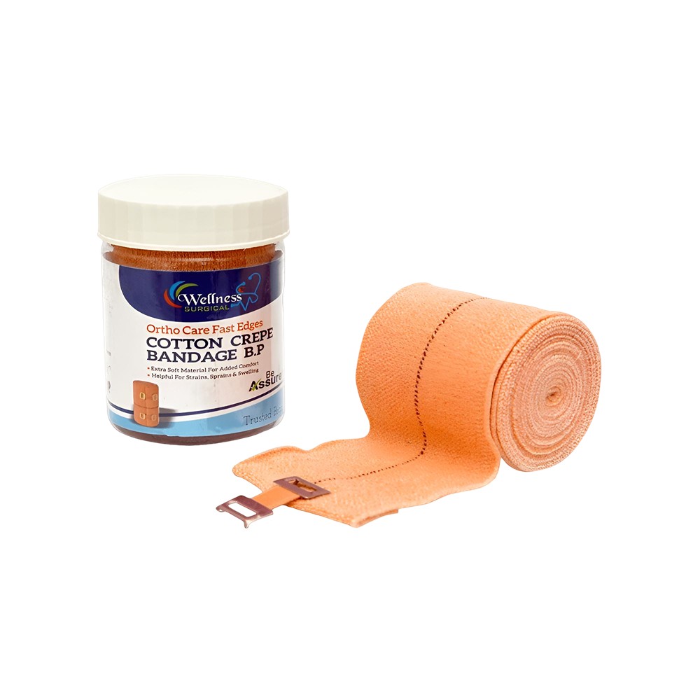 Wellness Surgicals Cotton Crepe Bandage (6 cm X 4 m) Price - Buy Online ...