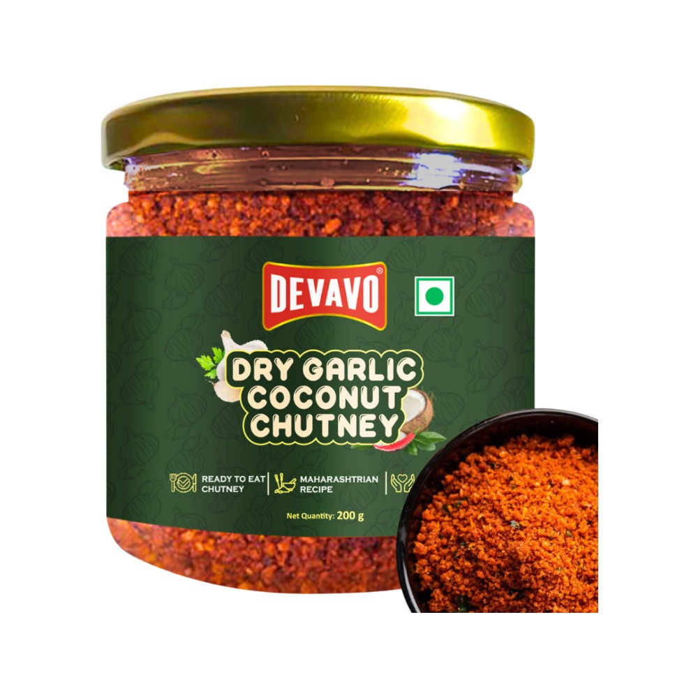 Devavo Dry Garlic Coconut Chutney Price - Buy Online at Best Price in India