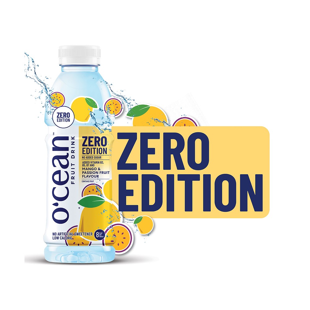 O'cean Zero Edition Mango & Passion Fruit Flavoured Water Price - Buy ...