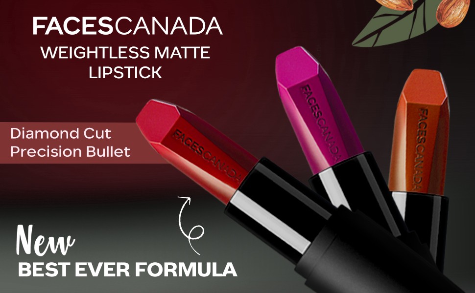 Faces Canada Weightless Matte Lipstick (Hot Plum 24) Price - Buy Online ...