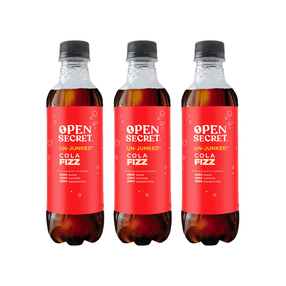 Open Secret Unjunked Cola Fizz Soft Drink - Pack of 3 Price - Buy ...