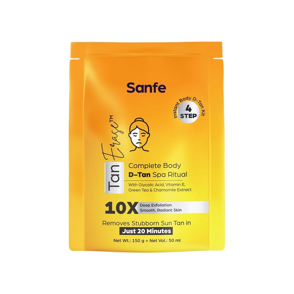 Sanfe Complete Body De-Tan Pack Kit Price - Buy Online at ₹570 in India