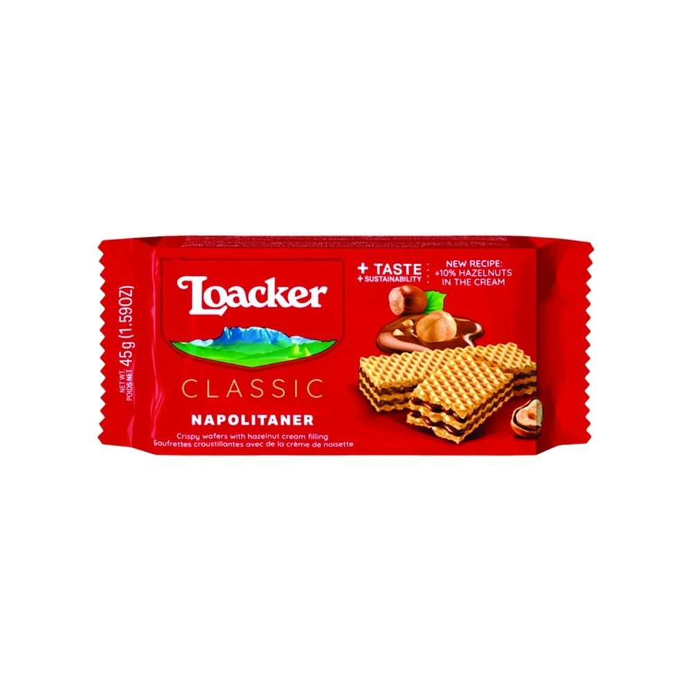 Loacker Napolitaner Hazelnut Wafers Price - Buy Online at ₹98 in India