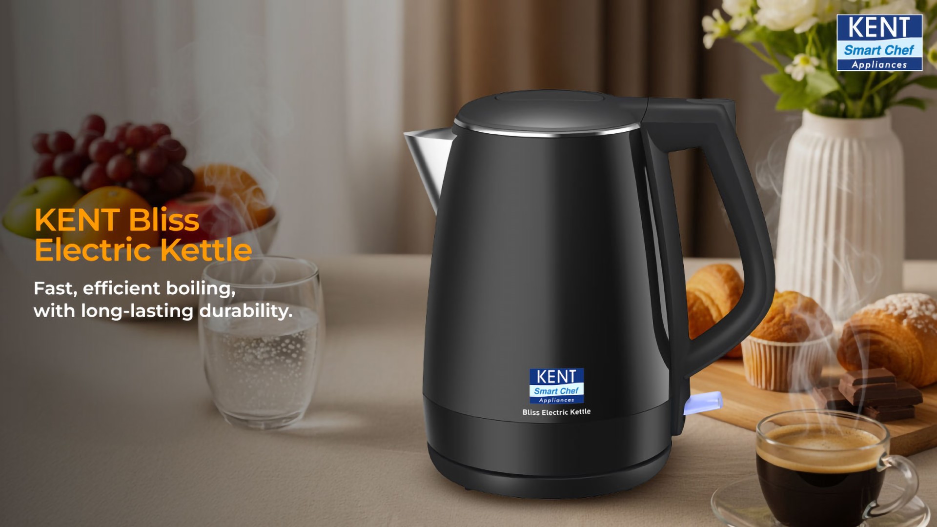 Kent Cool Touch Electric Kettle (1.5 ltr) Price - Buy Online at ₹1499 ...
