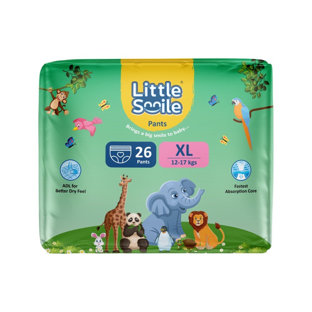 Little Smile Pant Style Baby Diaper (XL, 12-17 kg) Price - Buy Online ...