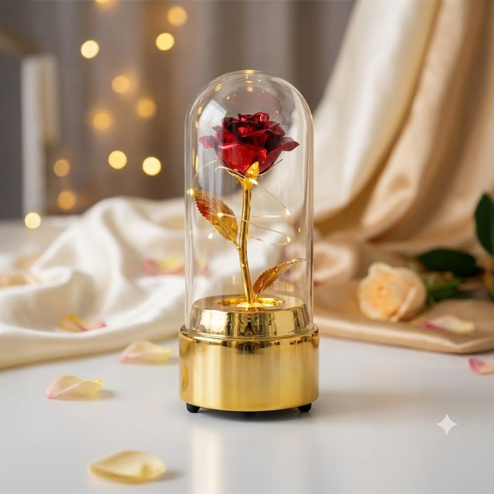 Enchanted Rotating Rose Decorative Lamp - DesiDiya Price - Buy Online ...