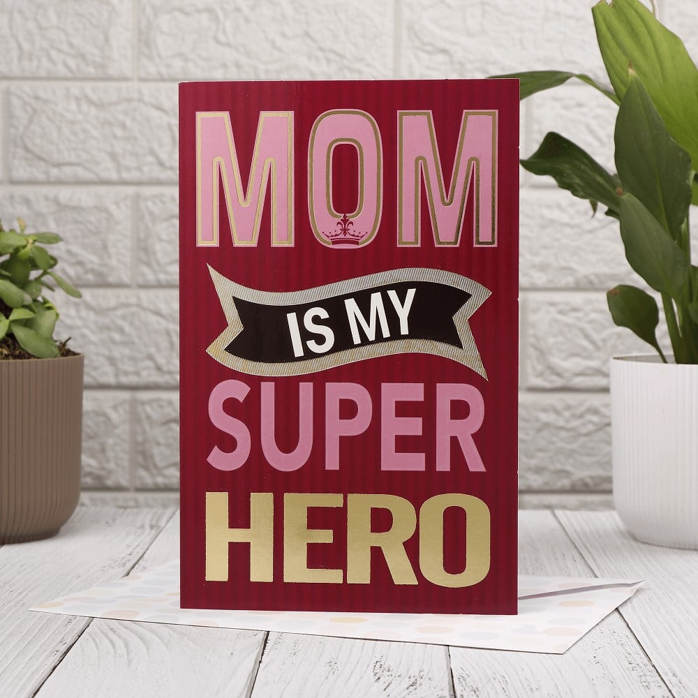 Archies Mom Is My Super Hero Greeting Card Price - Buy Online at Best ...