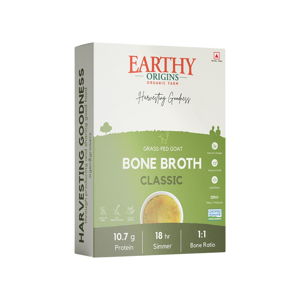 Earthy Origins Grass-Fed Goat Bone Broth Price - Buy Online at Best ...