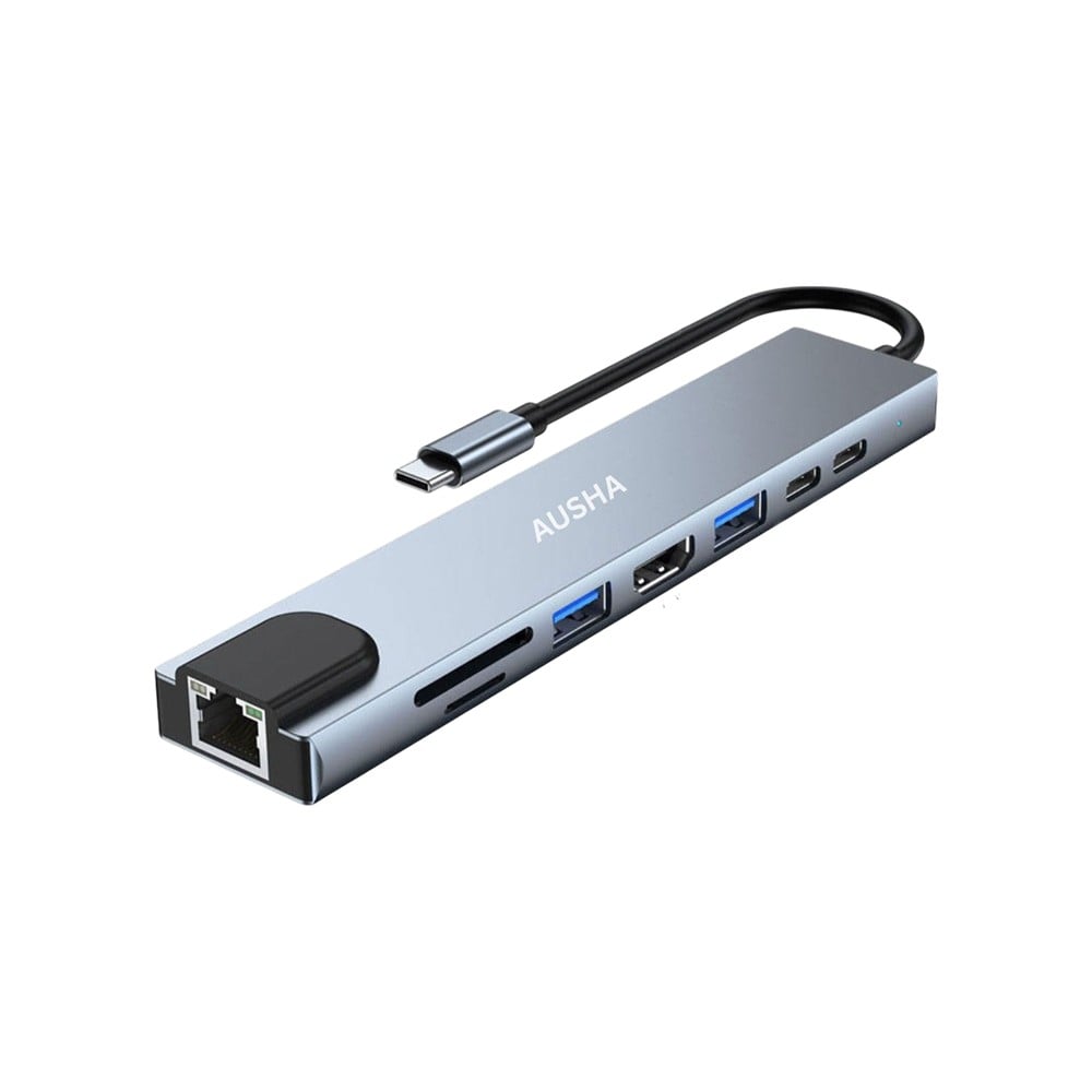 Ausha 8 in 1 Type C USB Hub Price - Buy Online at Best Price in India