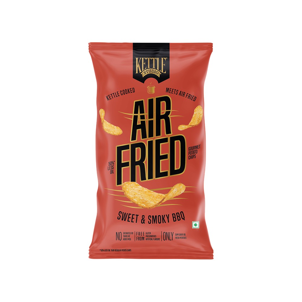Kettle Studio Air Fried Sweet & Smoky BBQ Potato Chips Price - Buy ...