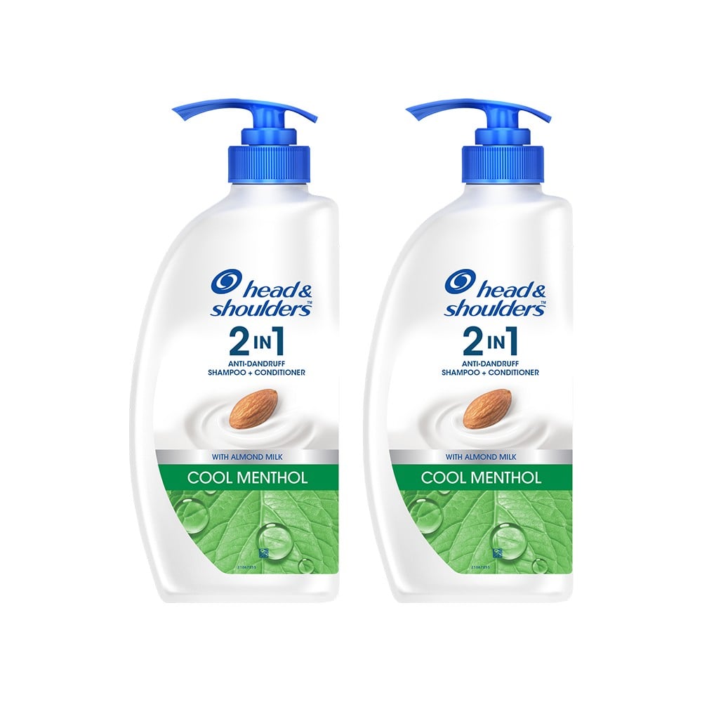 Head & Shoulders Cool Menthol 2-in-1 Shampoo & Conditioner 650 ml ...