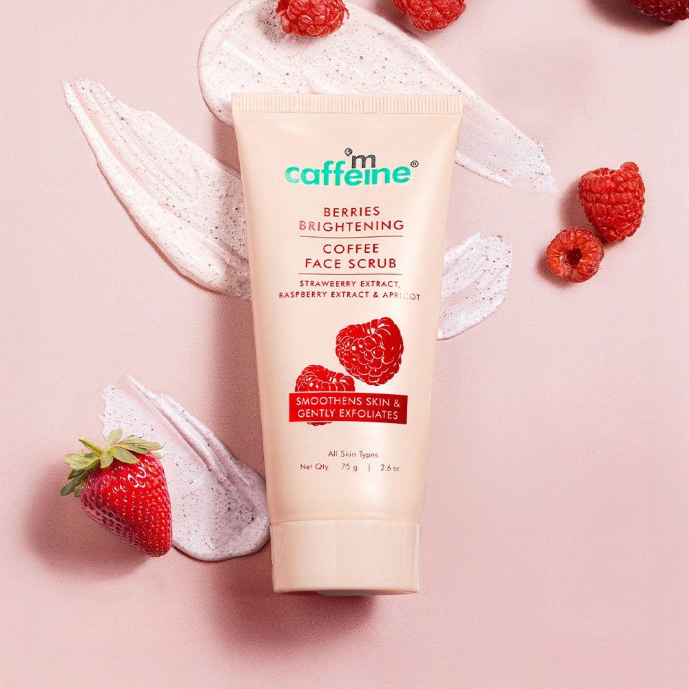 MCaffeine Berries Brightening Coffee Face Scrub Price - Buy Online at ...