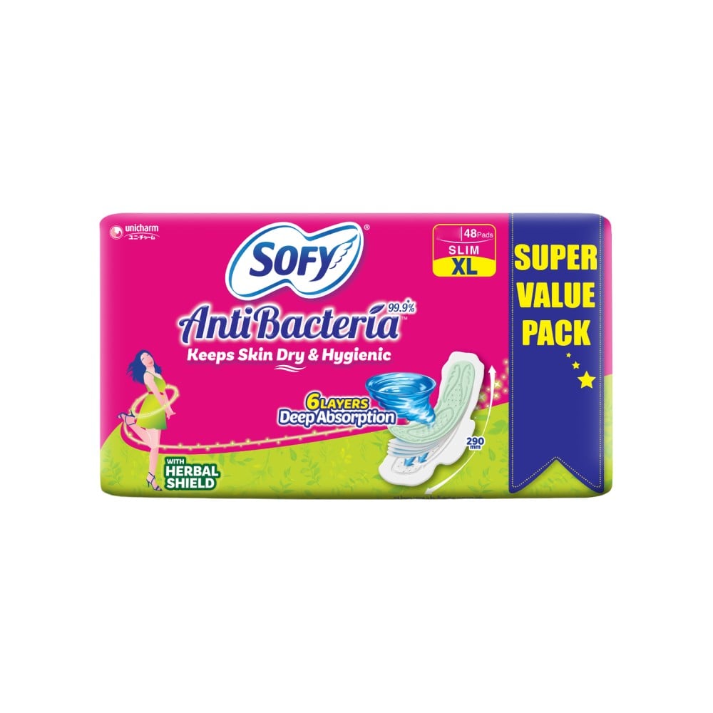 Sofy Anti Bacteria Extra Long Sanitary Pads Price - Buy Online at ₹362 ...