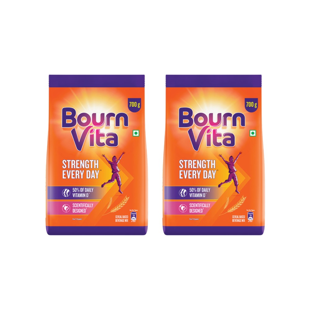 Bournvita Chocolate Drink Mix (Pouch) - Pack of 2 Price - Buy Online at ...
