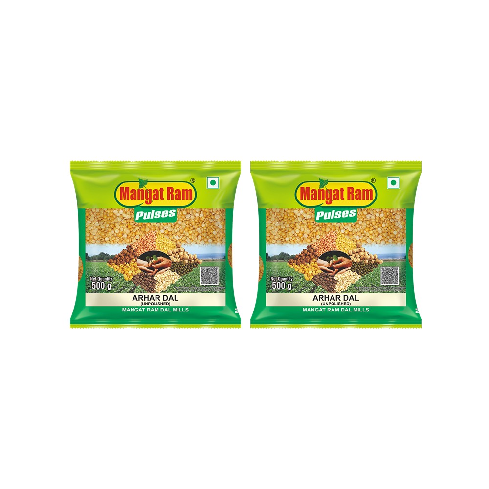 Mangat Ram Unpolished Toor Dal/Toor Dal - Pack of 2 Price - Buy Online ...
