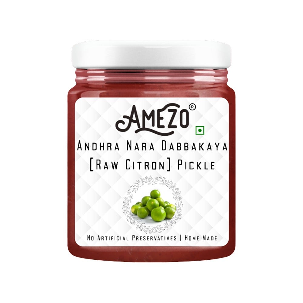 Amezo Andhra Nara Dabbakaya Pickle (Raw Citron) Price - Buy Online at ...