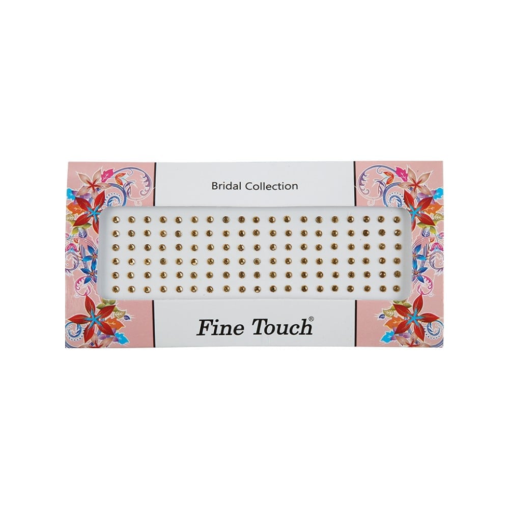 Fine Touch Stone Bindi (4 mm, Golden) Price - Buy Online at ₹26 in India