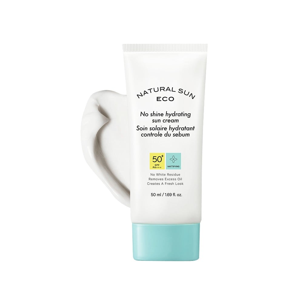 The Face Shop Natural Sun Eco No Shine Hydrating Sunscreen (SPF 50 PA ...
