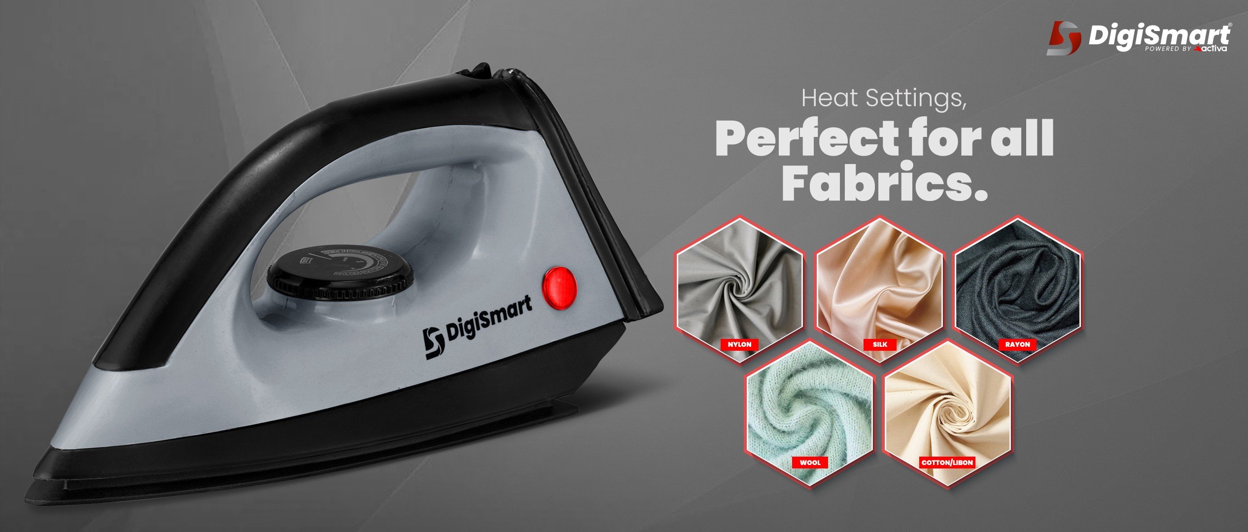 Digismart Lancer Light Soleplate Dry Iron (1150 W, Black) Price - Buy ...