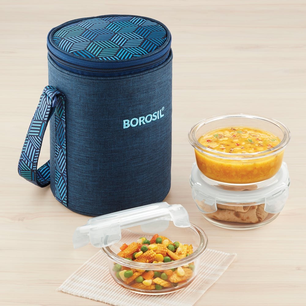 Borosil Borosilicate Glass Foodluck Lunch Box (400 ml) Price - Buy ...