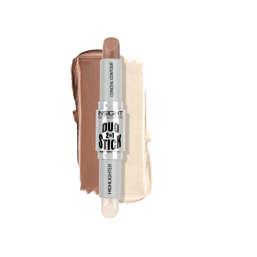 Insight Cosmetics Duo Stick Conceal Contour + Highlighter (Caramel 01 ...