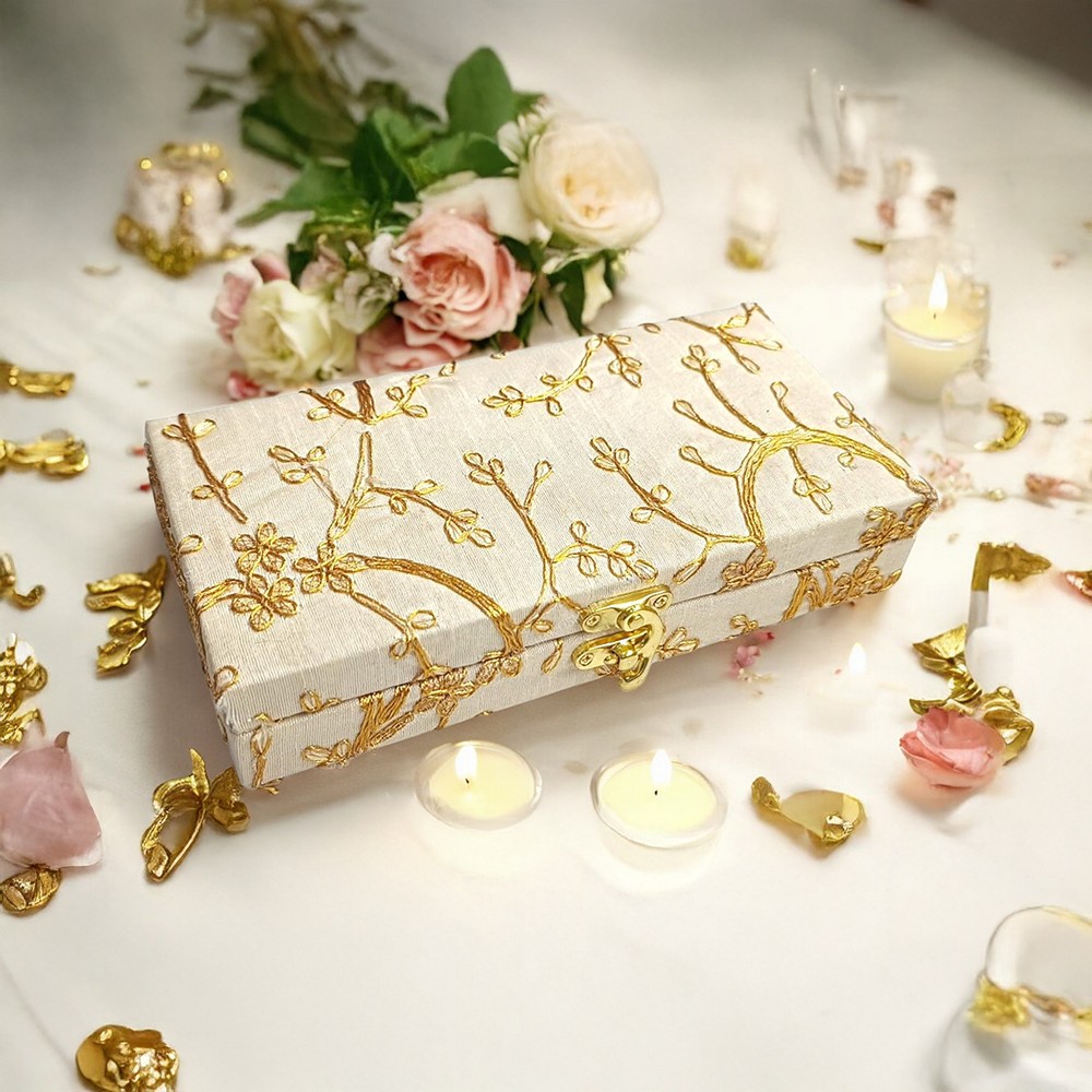 SHAKTISM Decorative and Attractive Multipurpose Gift Box (Beige) Price ...