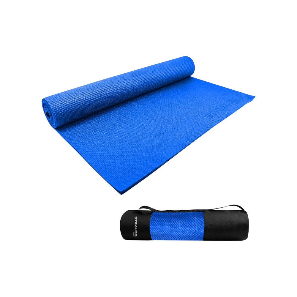 Strauss Anti-Skid Yoga Mat (Light Blue) Price - Buy Online at Best ...