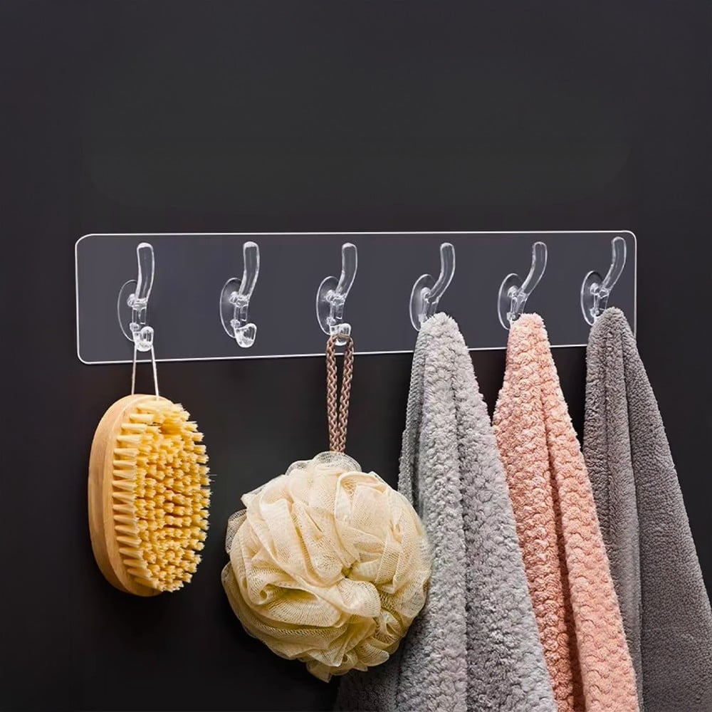 Zelly Adhesive Cloth Hanger (PVC, Transparent) Price - Buy Online at ...
