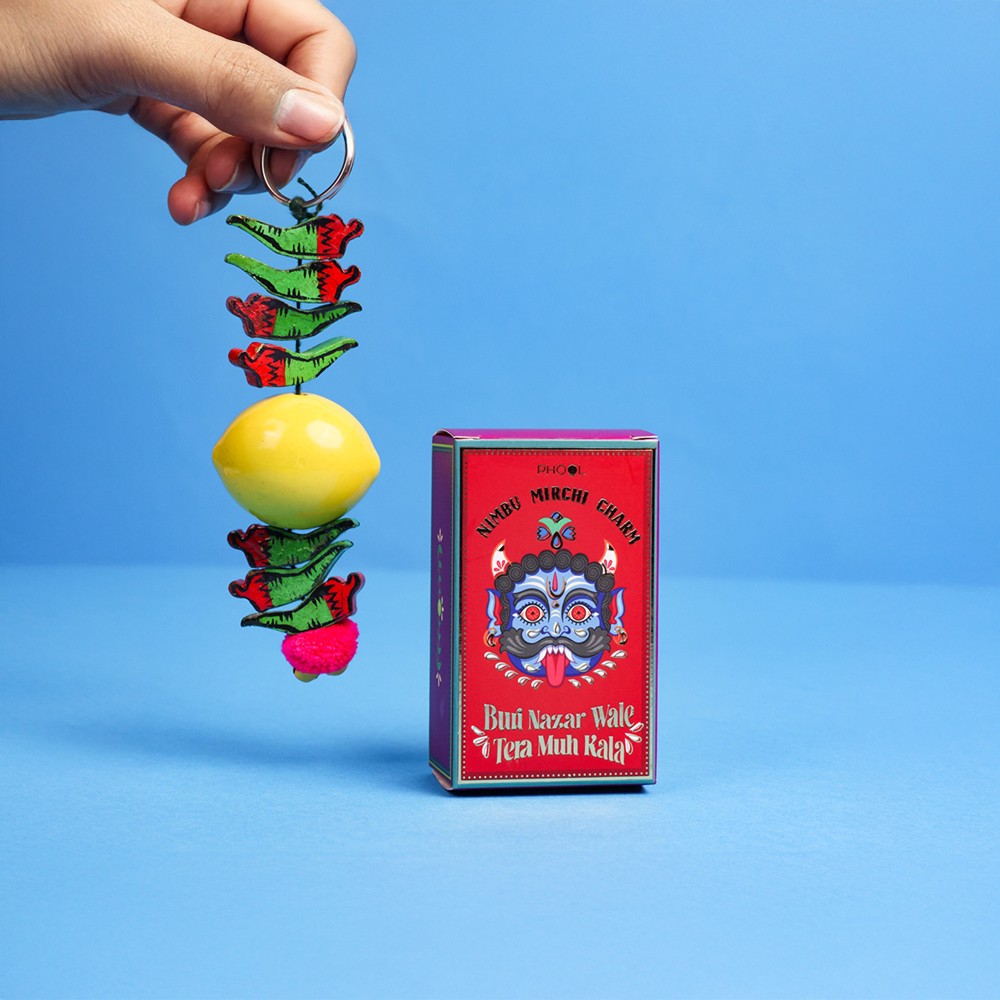 Phool Nimbu Mirchi Charm (Multicolour) Price - Buy Online at Best Price ...