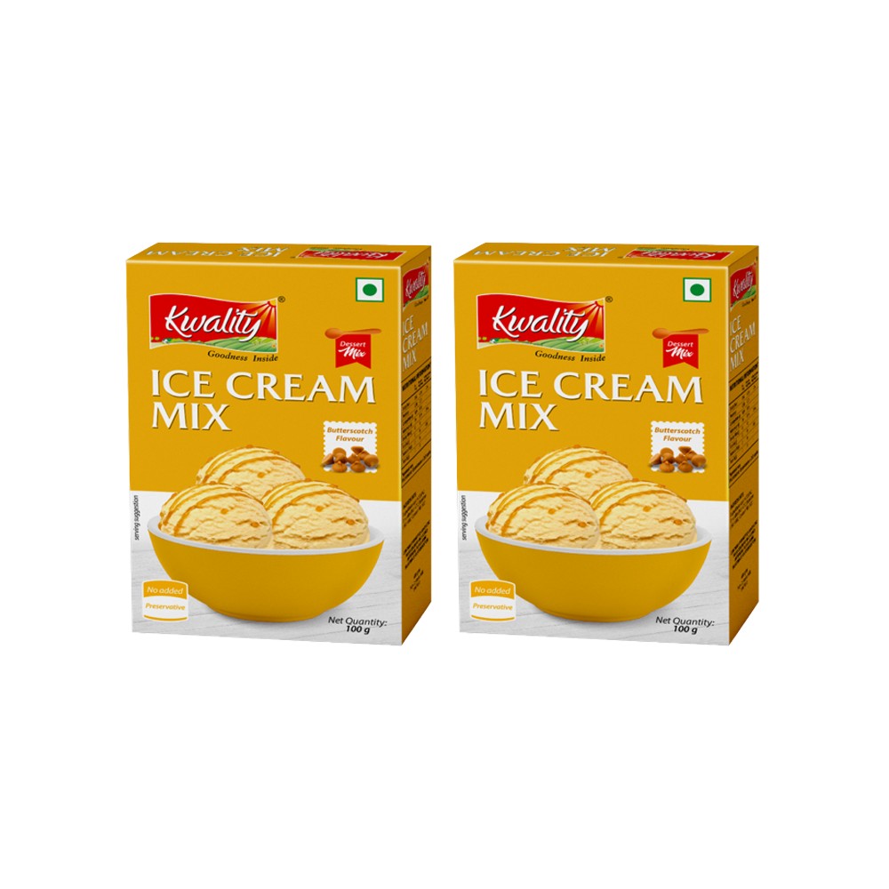 Kwality Instant Ice Cream Mix (Butterscotch) - Pack of 2 Price - Buy ...
